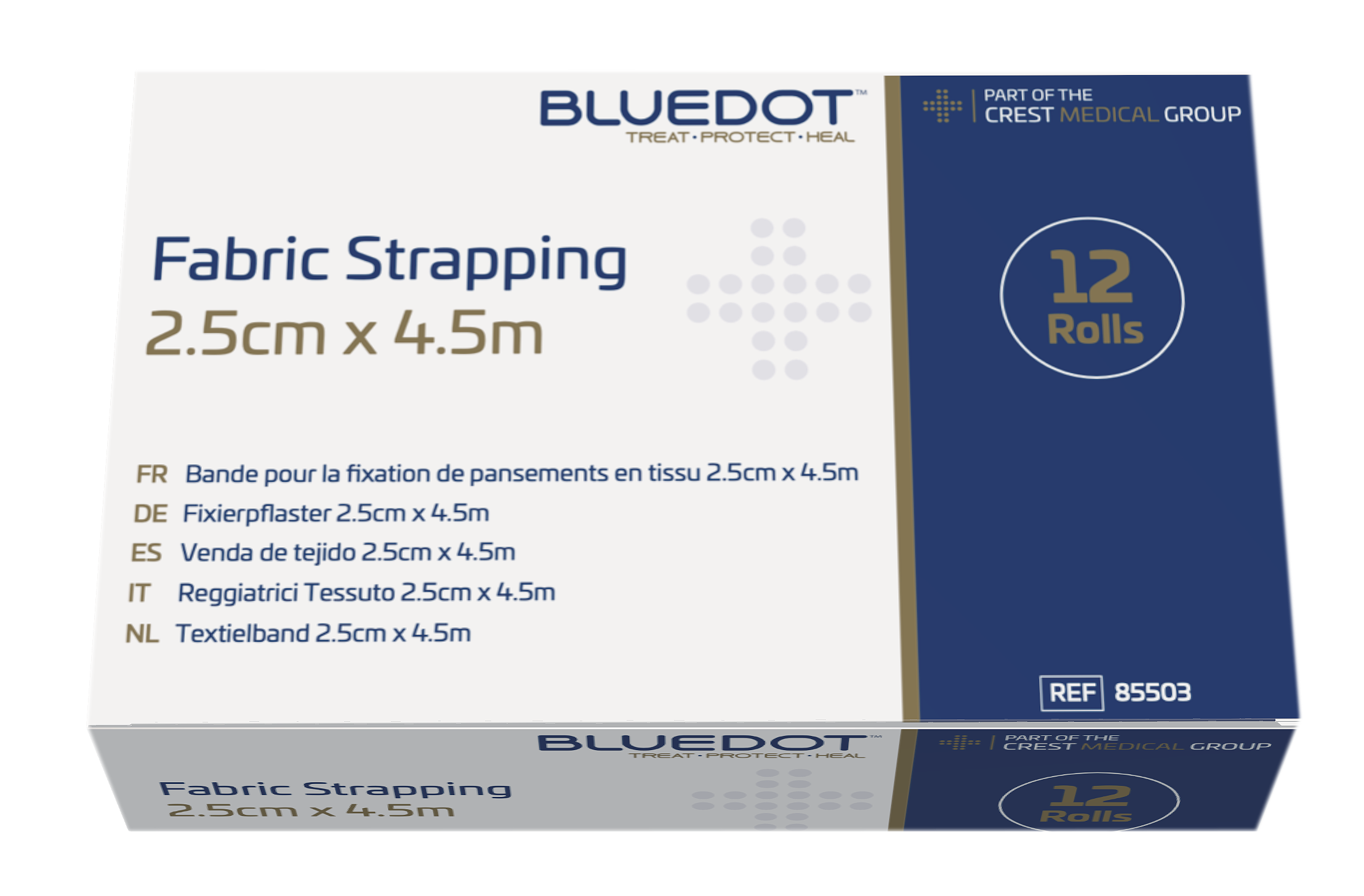 Blue Dot Fabric Strapping Tape - Sports - First Aid Kits - Products ...